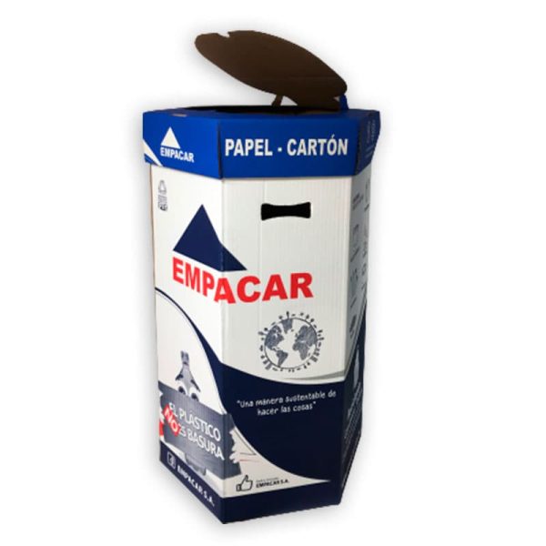 Basureros de Cartón - Empacar